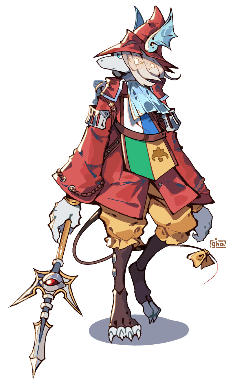 Safebooru - 1girl ascot barefoot blue ascot burmecian final fantasy ...