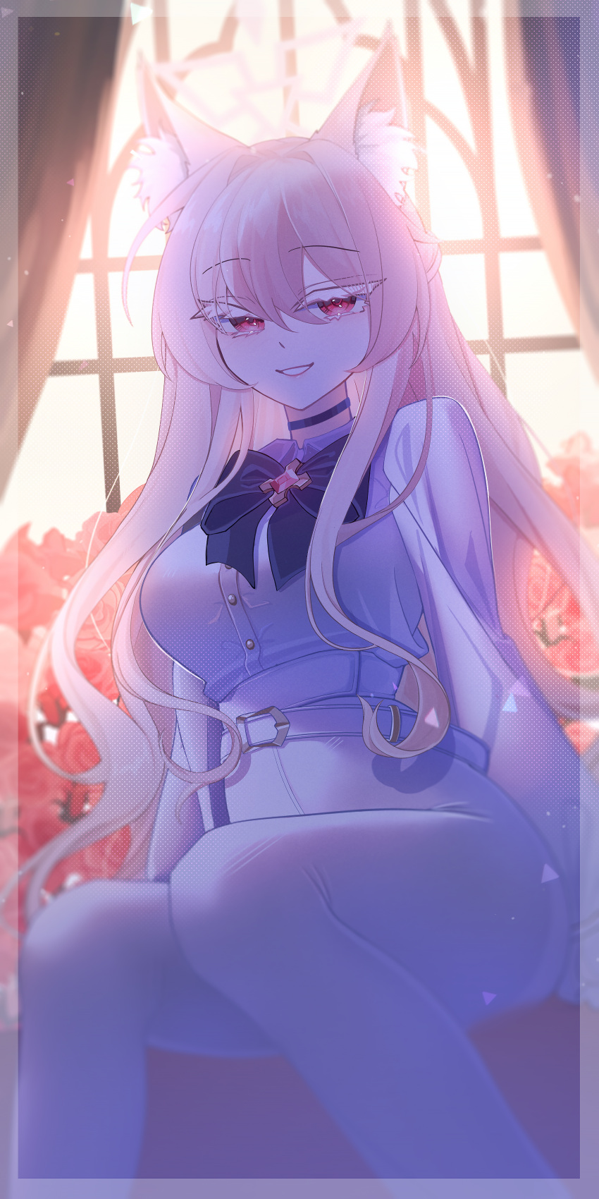 Safebooru - 1girl absurdres akira (blue archive) animal ear fluff animal ears blue archive blue ...