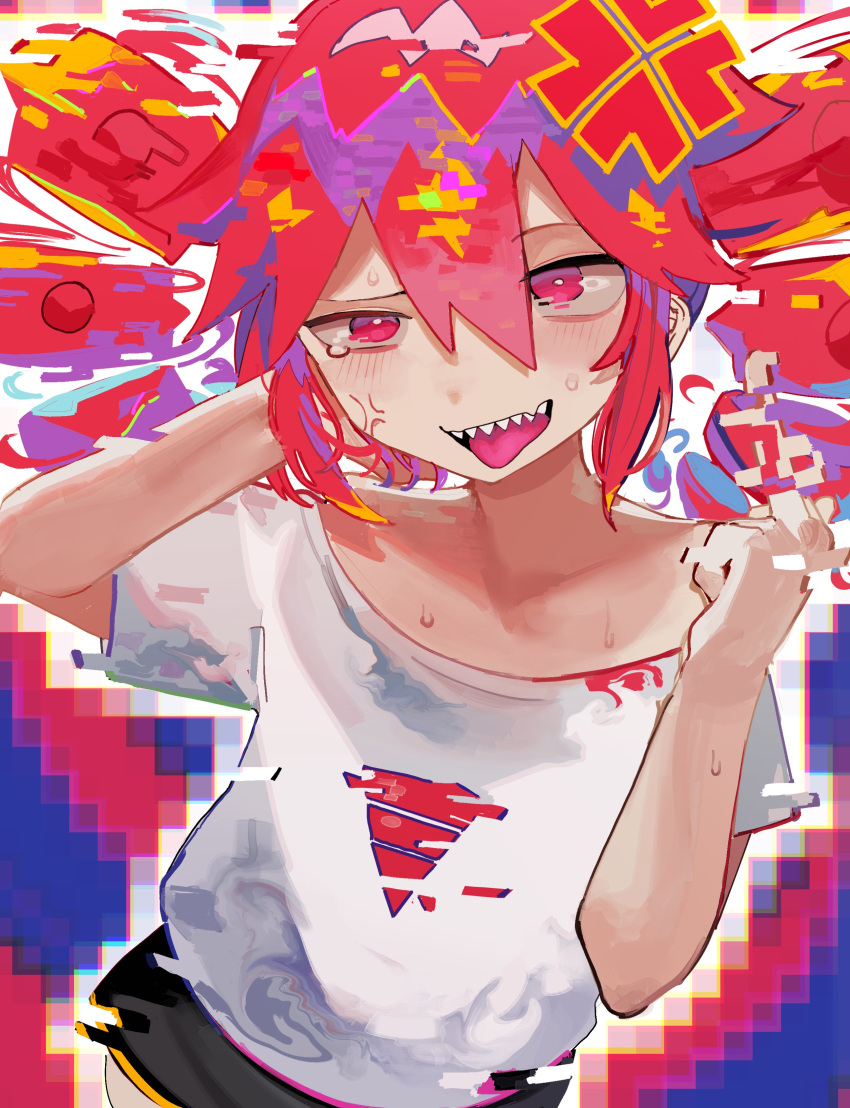 Safebooru - 1girl absurdres alternate costume angry censored collarbone ...