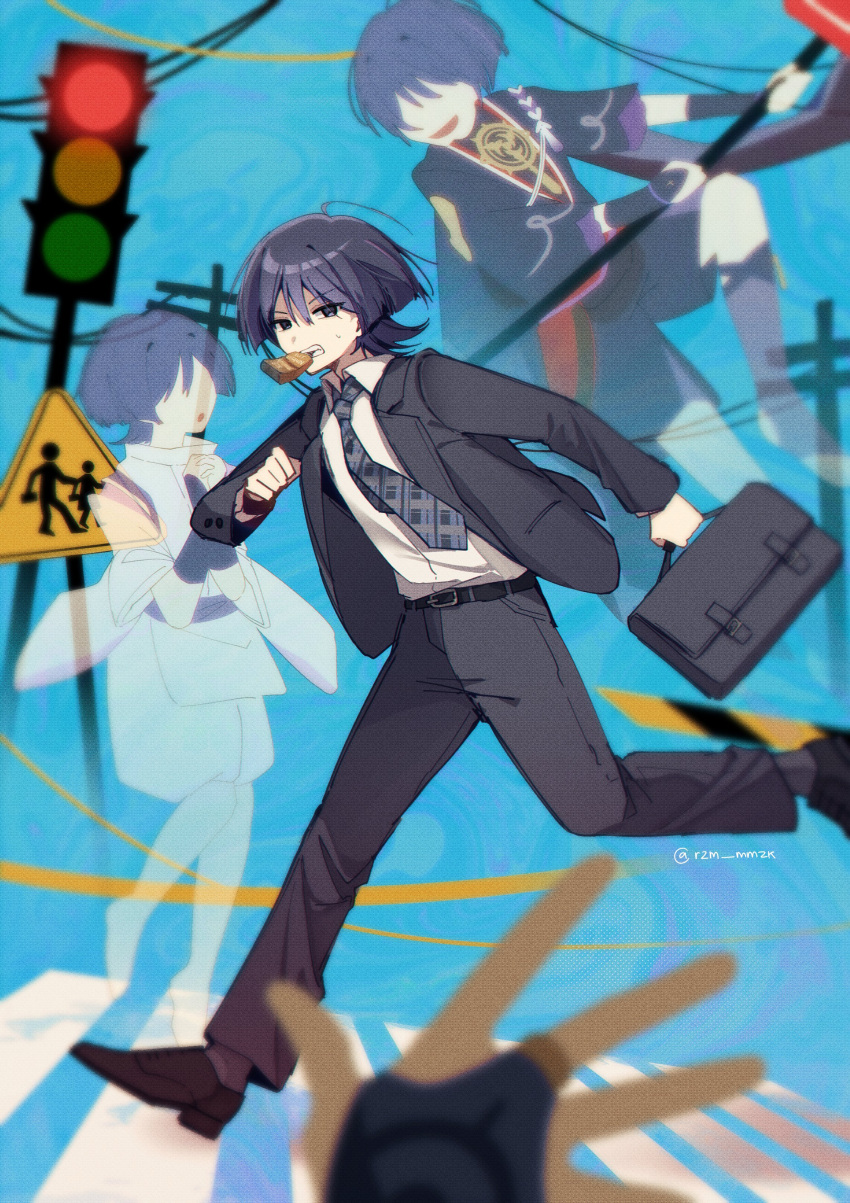 Safebooru - 4boys absurdres alternate costume alternate universe ...