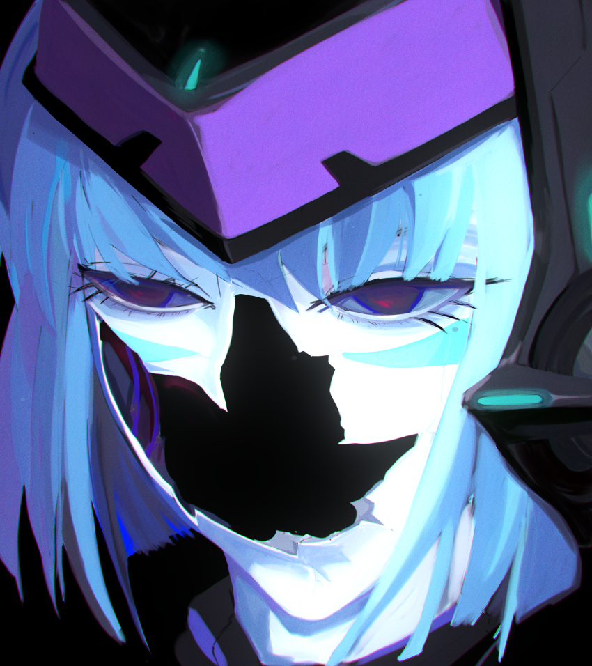 Safebooru - 1girl absurdres android android mk.99 black background ...