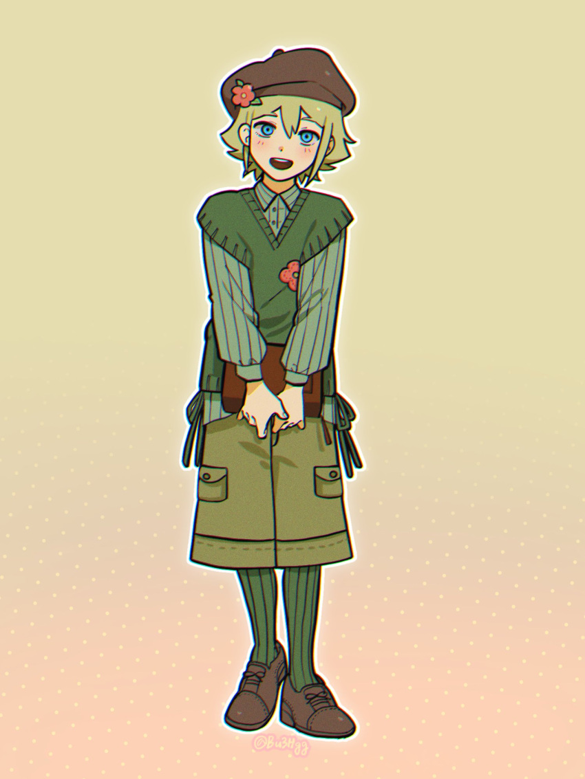 Safebooru - 1boy alternate costume basil (faraway) (omori) basil (omori) blonde hair blue eyes ...