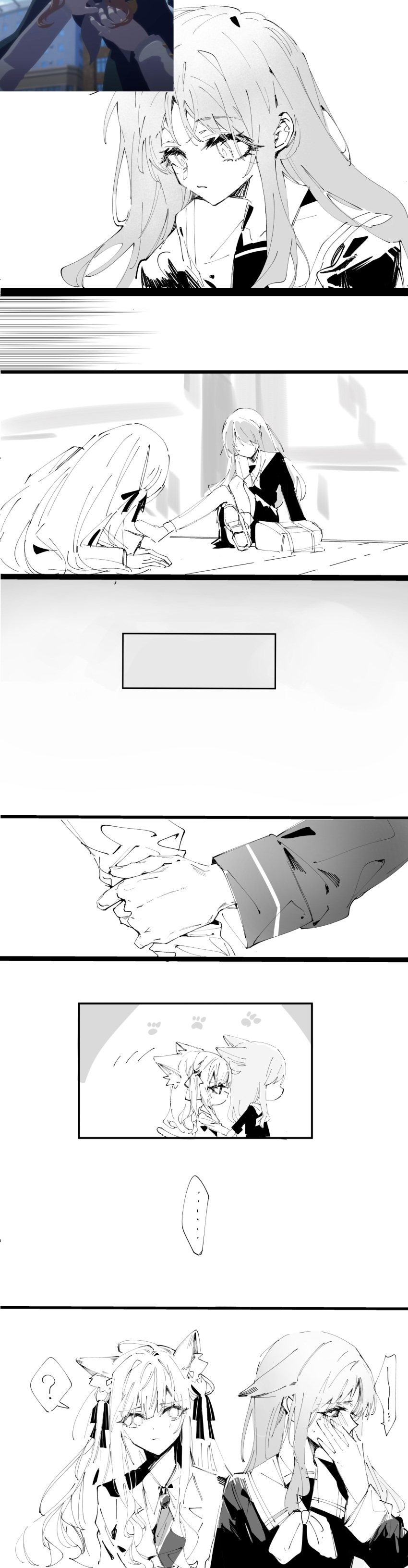 Safebooru - 2girls absurdres animal ears arthur c bag bang dream! bang dream! it's mygo ...