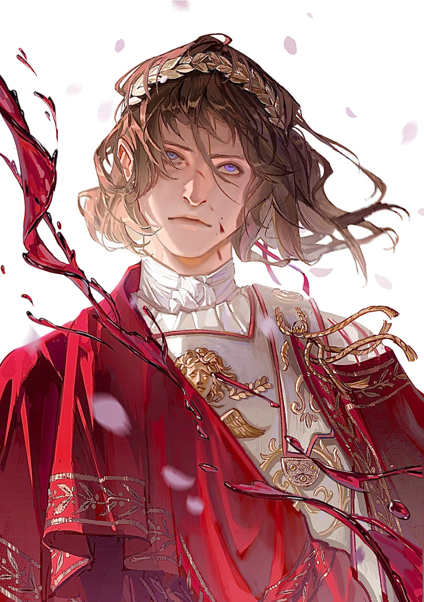 Safebooru - 1boy absurdres aiguillette ambiguous red liquid armor ascot assassin's creed ...