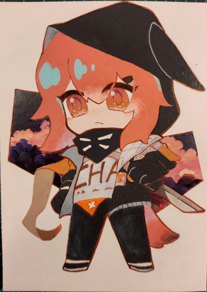 Safebooru - 1girl absurdres arknights black gloves black jacket black ...