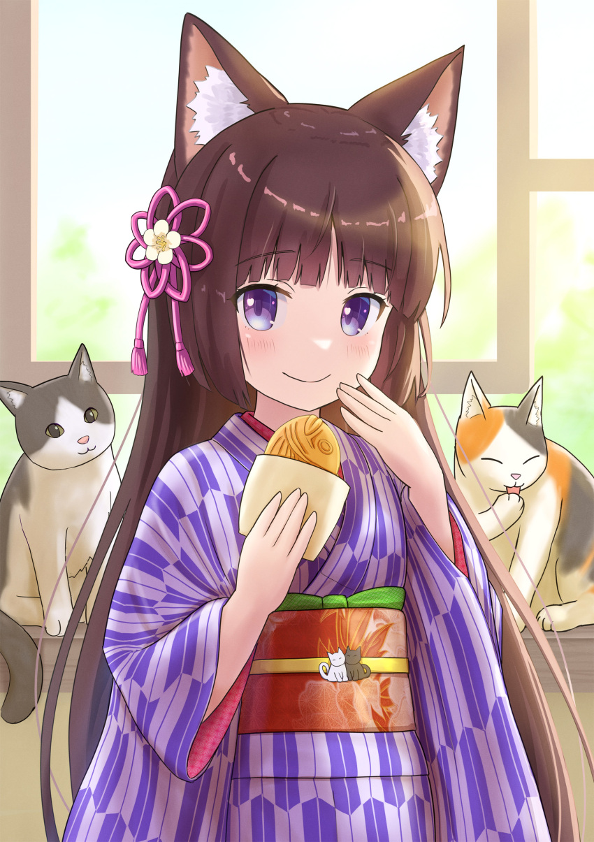 Safebooru - 1girl absurdres animal animal ear fluff animal ears blush ...