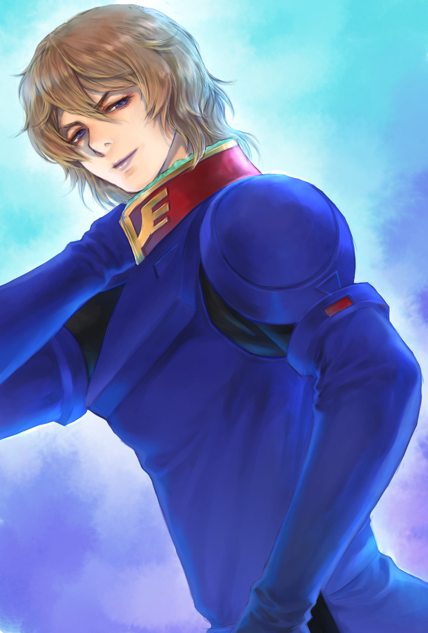 Safebooru - 1girl blue eyes brown hair char's counterattack commentary ...