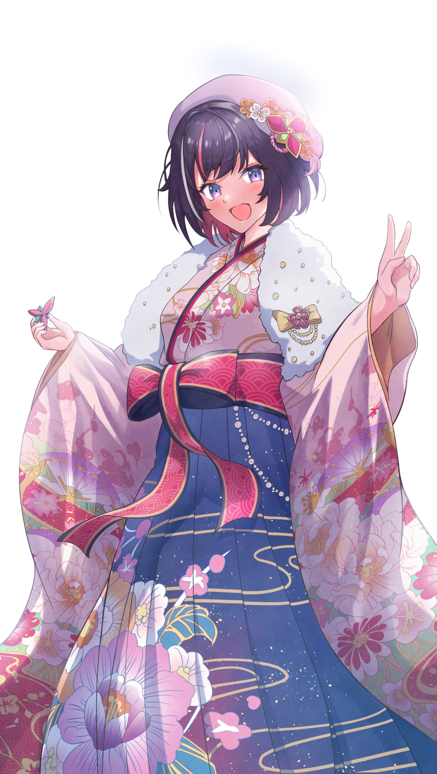Safebooru - 1girl :d absurdres azki (hololive) azki (new year ...