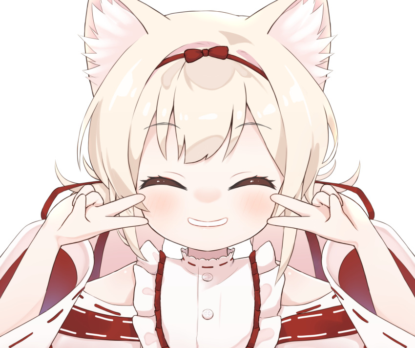 Safebooru - 1girl amai hiyo amai hiyo (sister) animal ears blush cat ears commentary request ...