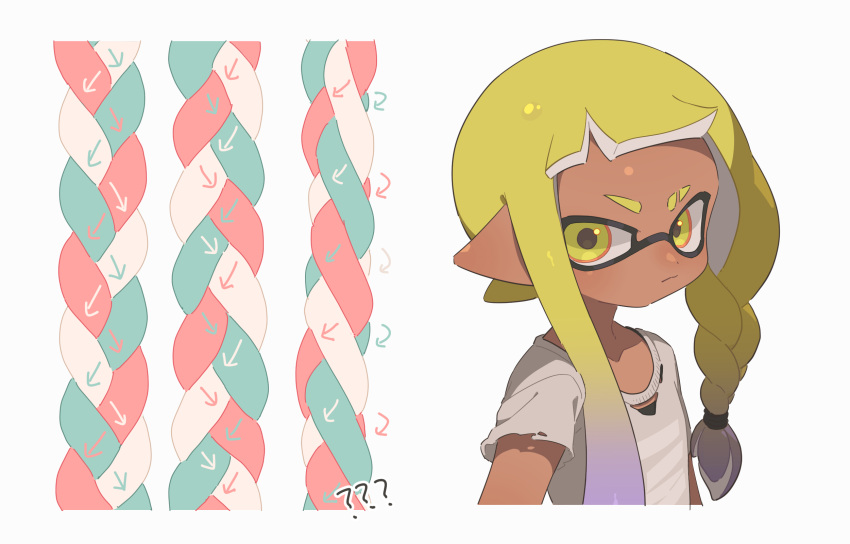 Safebooru - 1girl ? ?? blonde hair braid closed mouth commentary ...