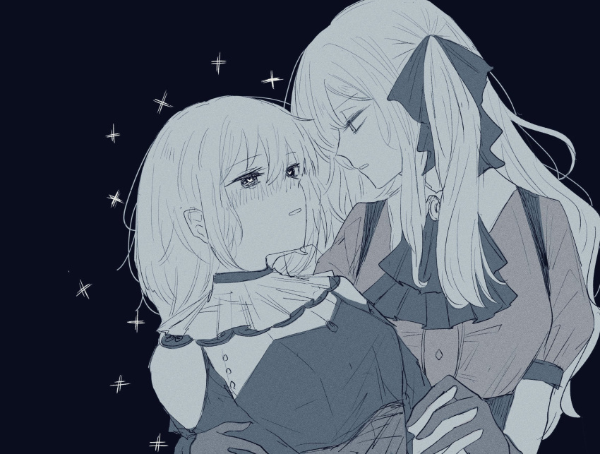 Safebooru - 2girls ascot bang dream! bang dream! it's mygo!!!!! blush clothing cutout collared ...