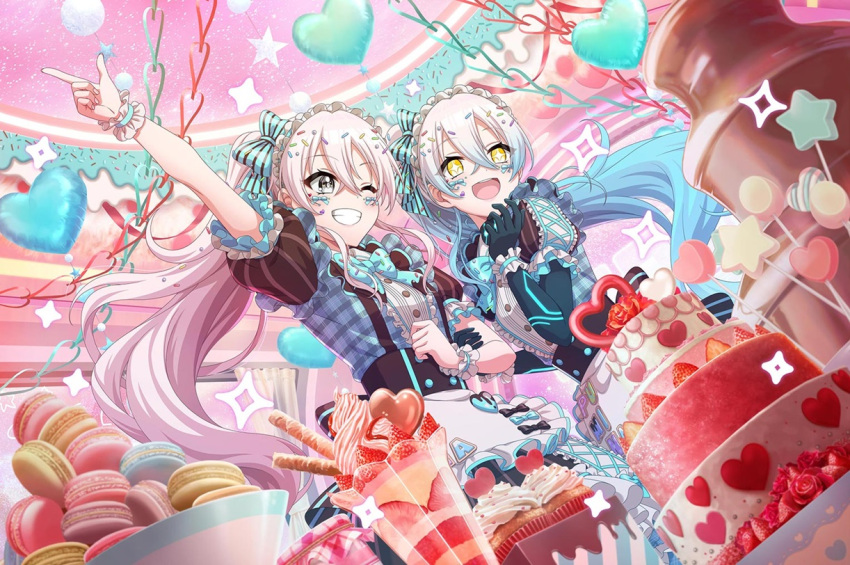 Safebooru - blonde hair blue eyes d4dj dress heterochromia ichihoshi lumina long hair smile ...