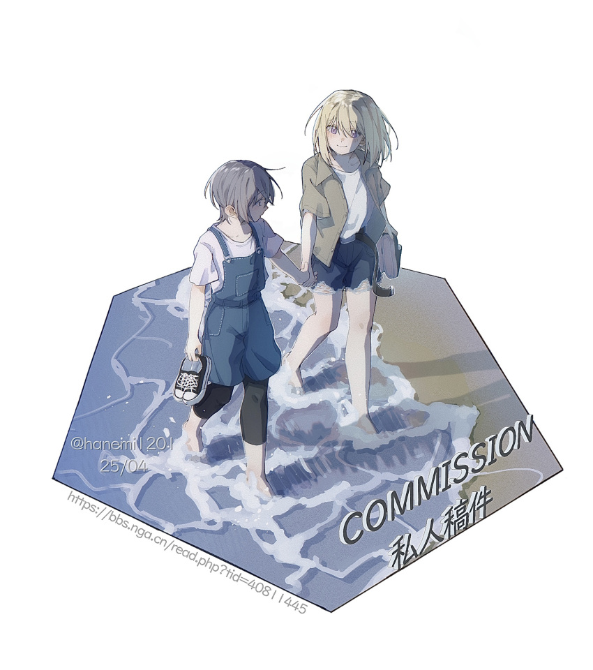 Safebooru - 2girls artist name bang dream! bang dream! it's mygo!!!!! barefoot beach blonde hair ...