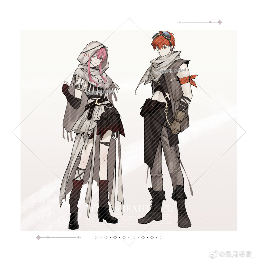 Safebooru - 1boy 1girl absurdres black gloves black hair black shoes ...
