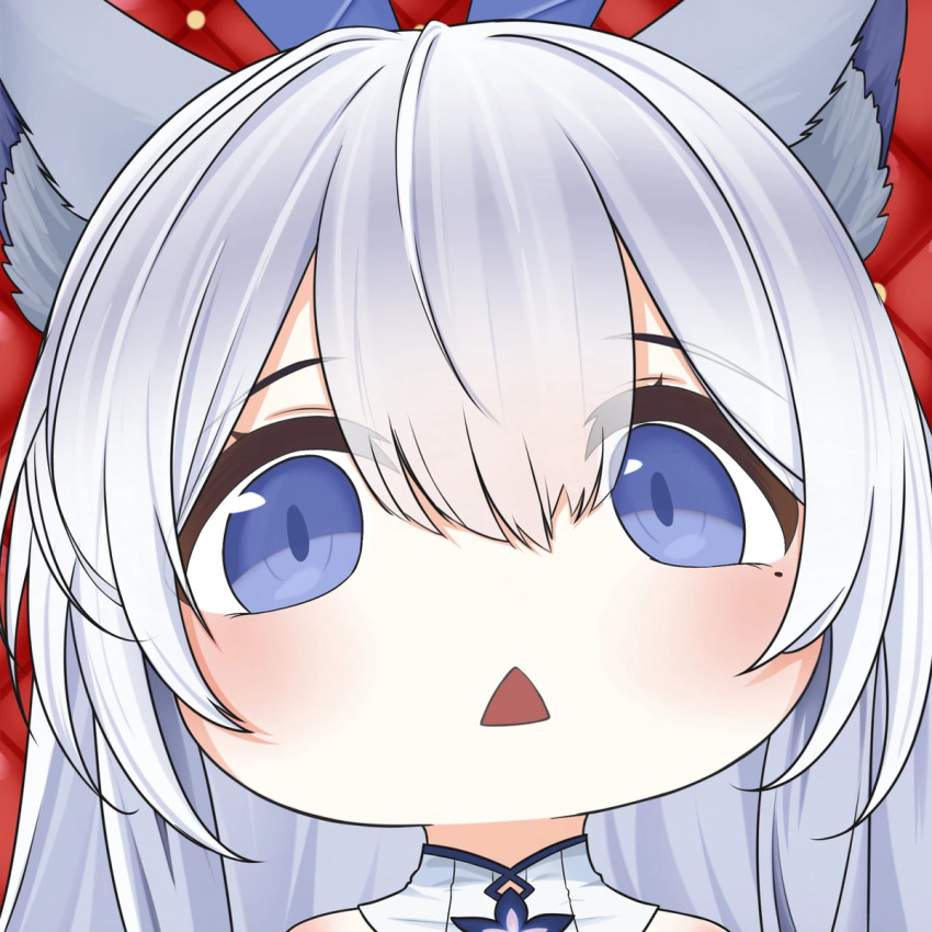 Safebooru - 1girl animal ears azur lane fox ears long hair open mouth quancy shinano (azur lane ...