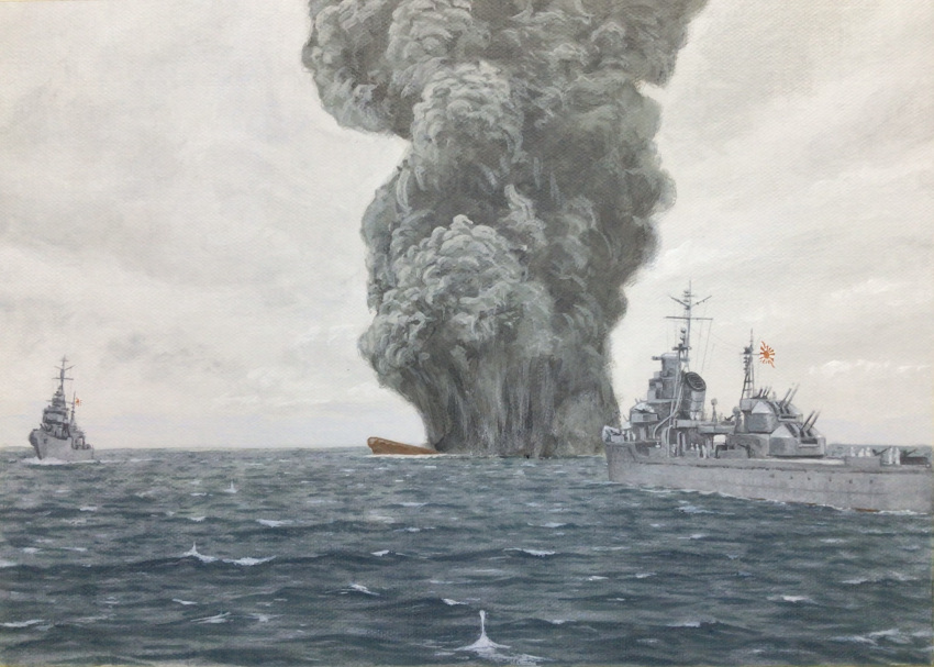 Safebooru - acrylic paint (medium) akizuki (destroyer) atelier bono ...