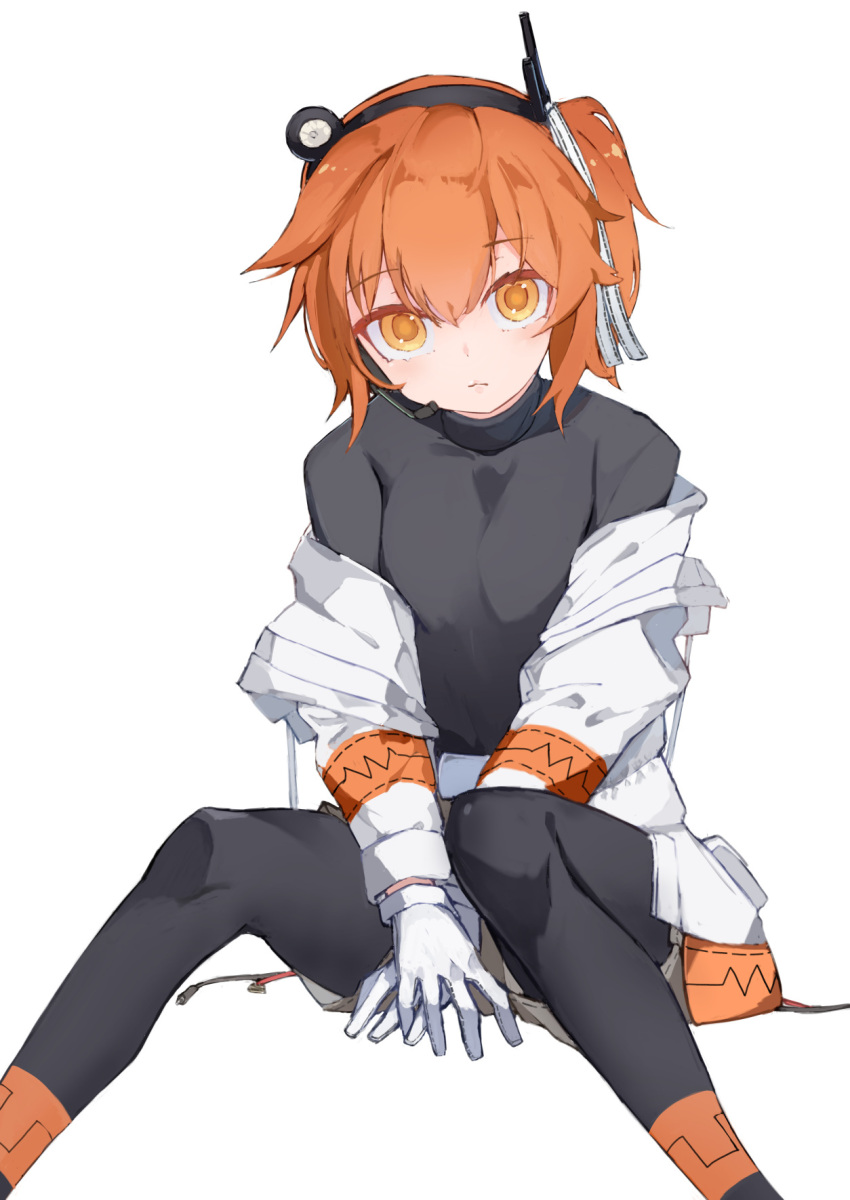 Safebooru - 1girl a.i. voice adachi rei black hairband black pantyhose black shirt breasts cable ...