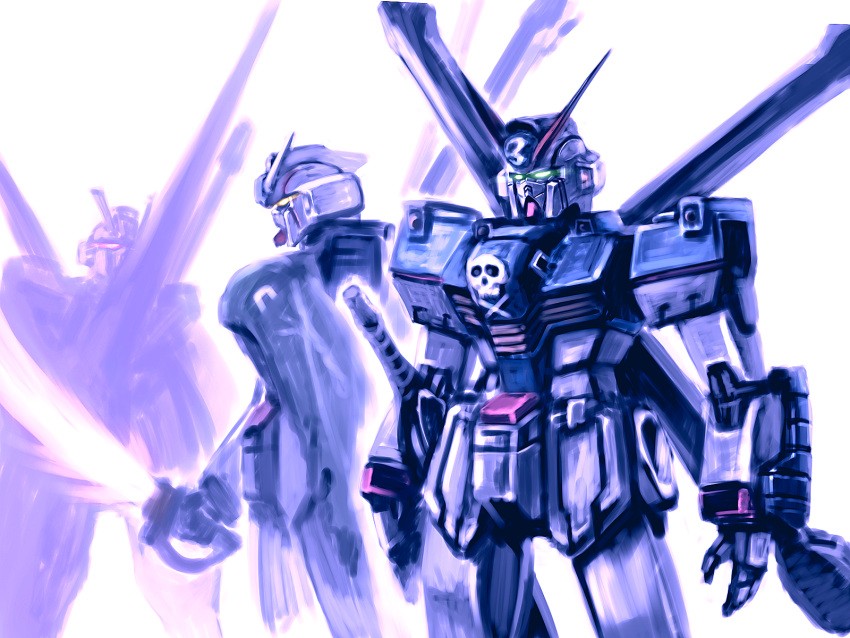 Safebooru - banchengping@126 cape commentary request crossbone gundam ...