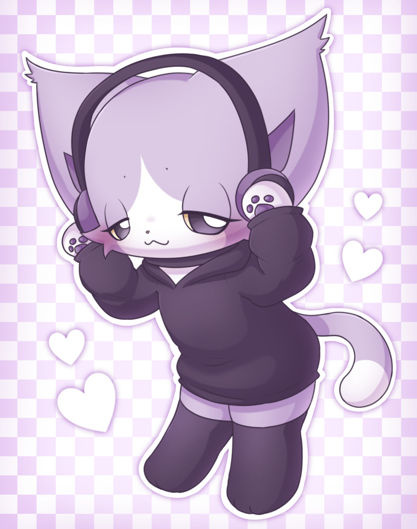 Safebooru - 1girl :3 absurdres animal ears animal hands beatcats black ...