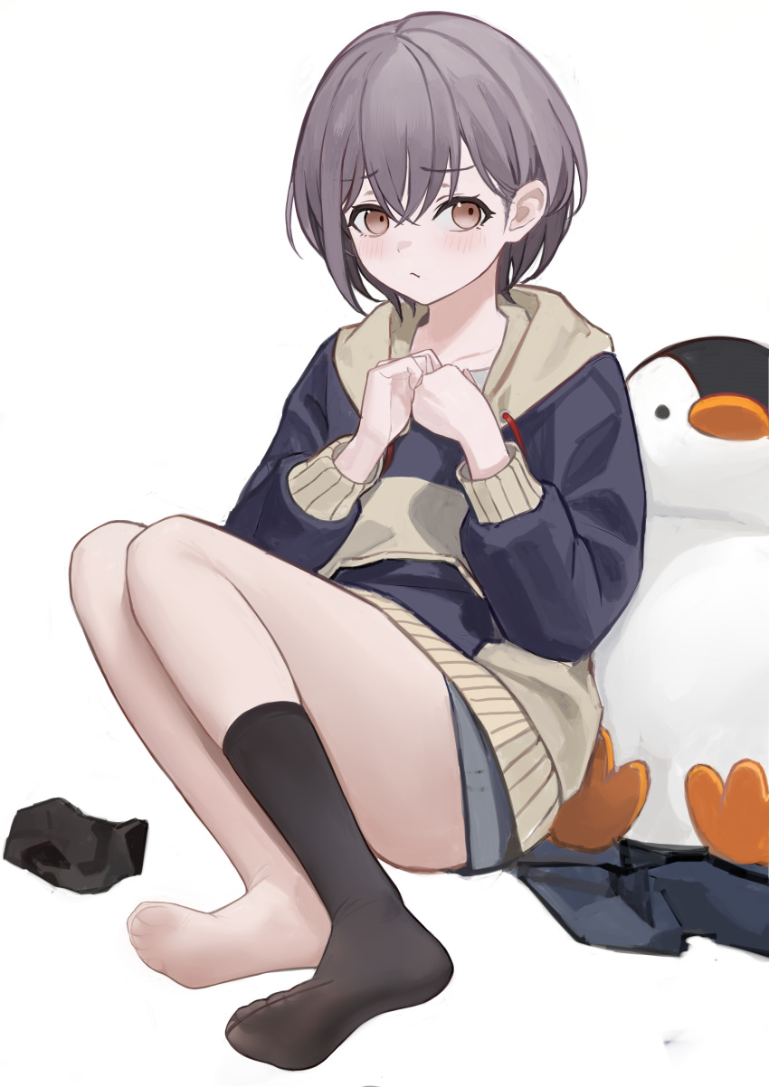 Safebooru - 1girl absurdres bang dream! bang dream! it's mygo!!!!! black socks blush brown eyes ...