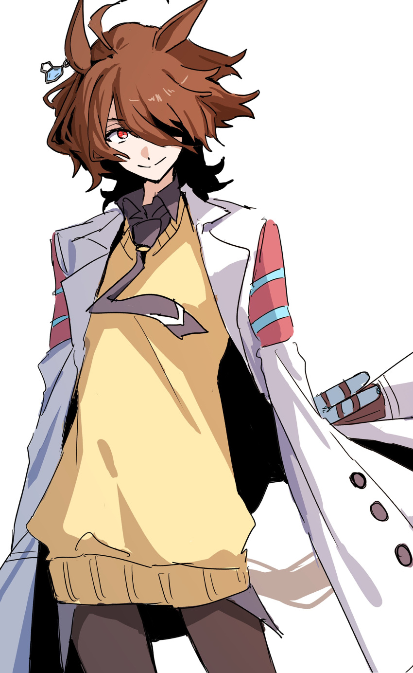 Safebooru - 1girl absurdres agnes tachyon (umamusume) ahoge animal ears black necktie black ...