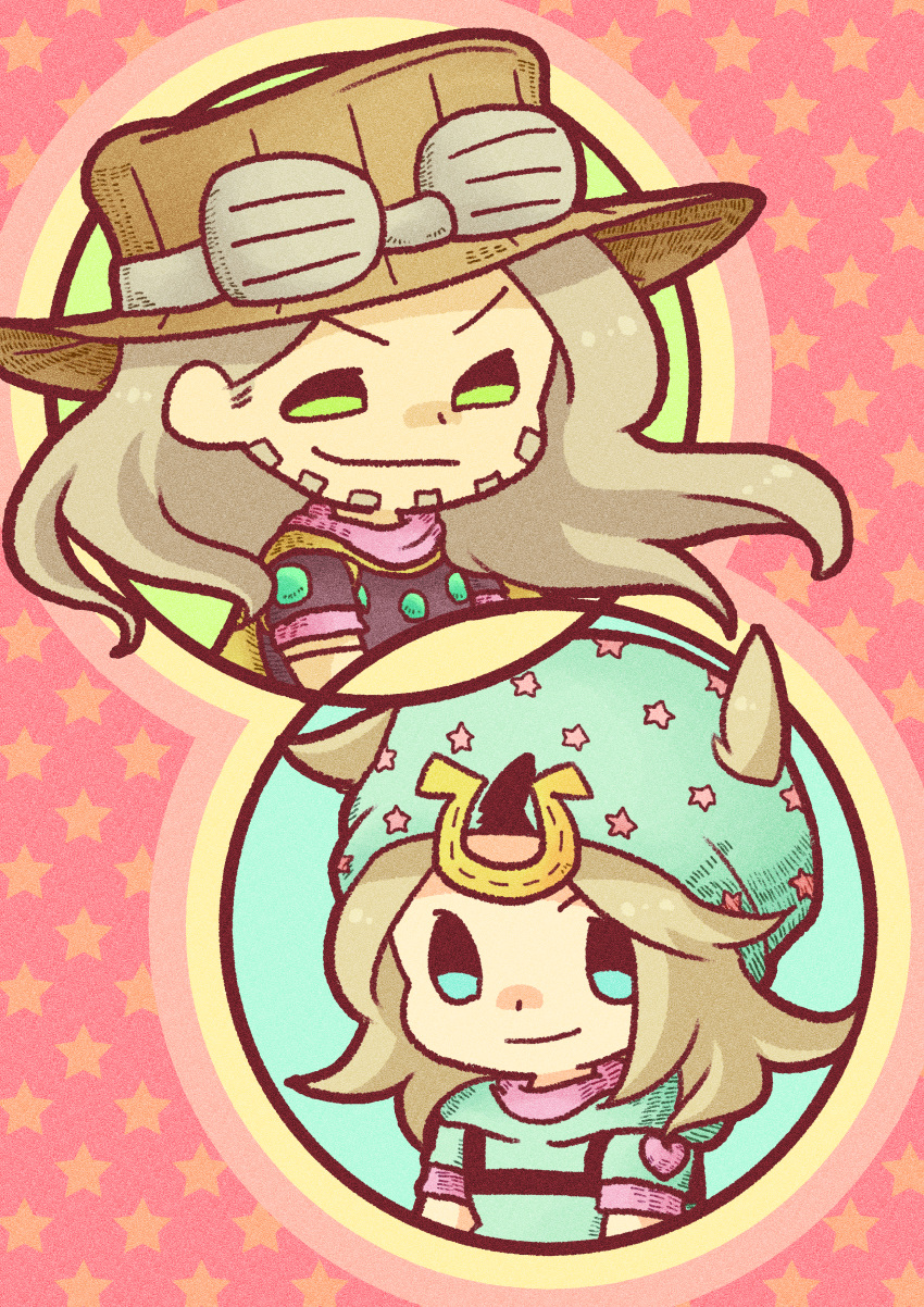 Safebooru - 2boys absurdres beard blue eyes blue hat blue hoodie blue ...