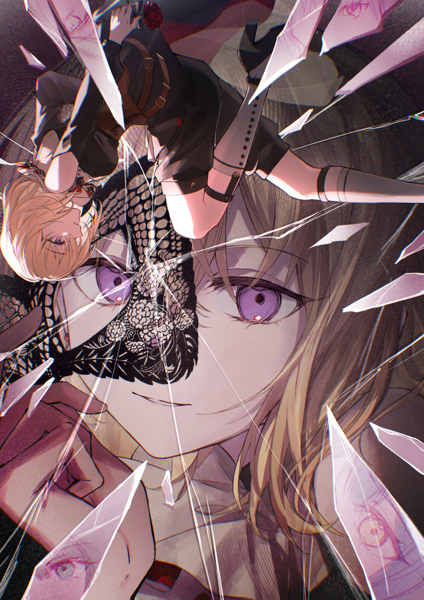 Safebooru - 1girl absurdres bang dream! bang dream! it's mygo!!!!! black dress blonde hair ...