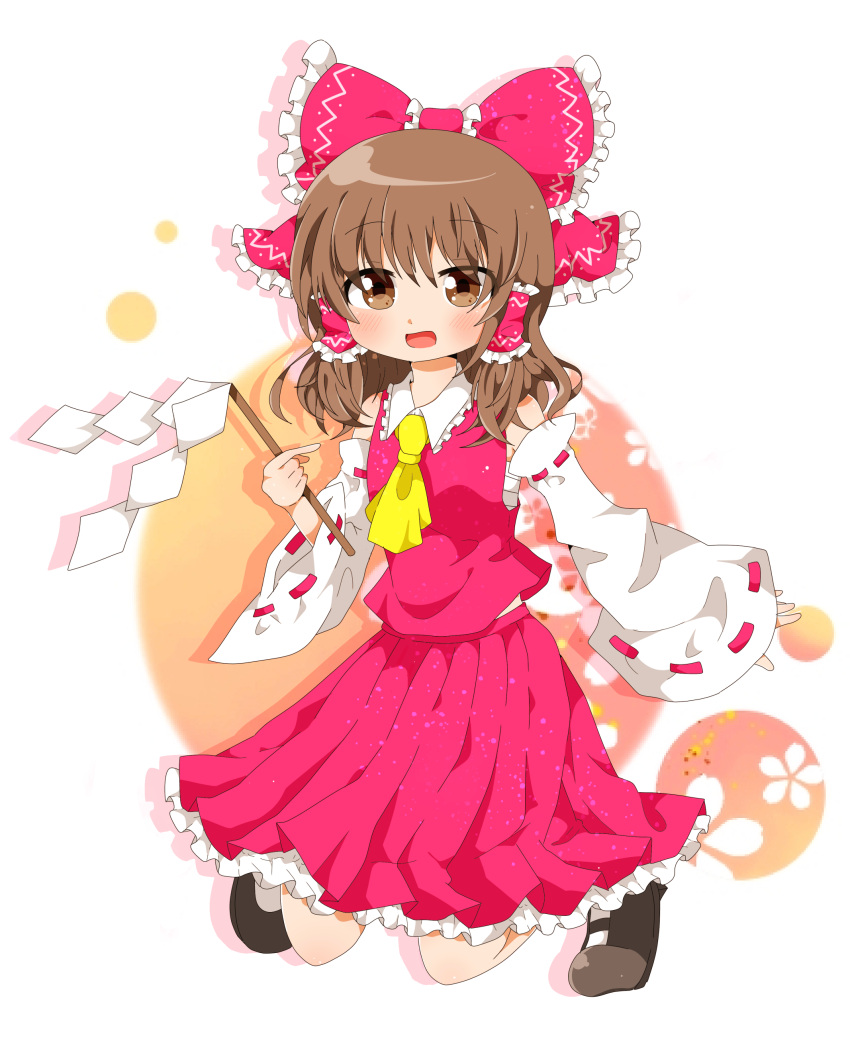 Safebooru - 1girl absurdres blush brown eyes brown hair detached ...