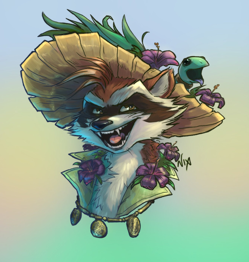 Safebooru - 1boy animal ears artist name english commentary fangs furry ...