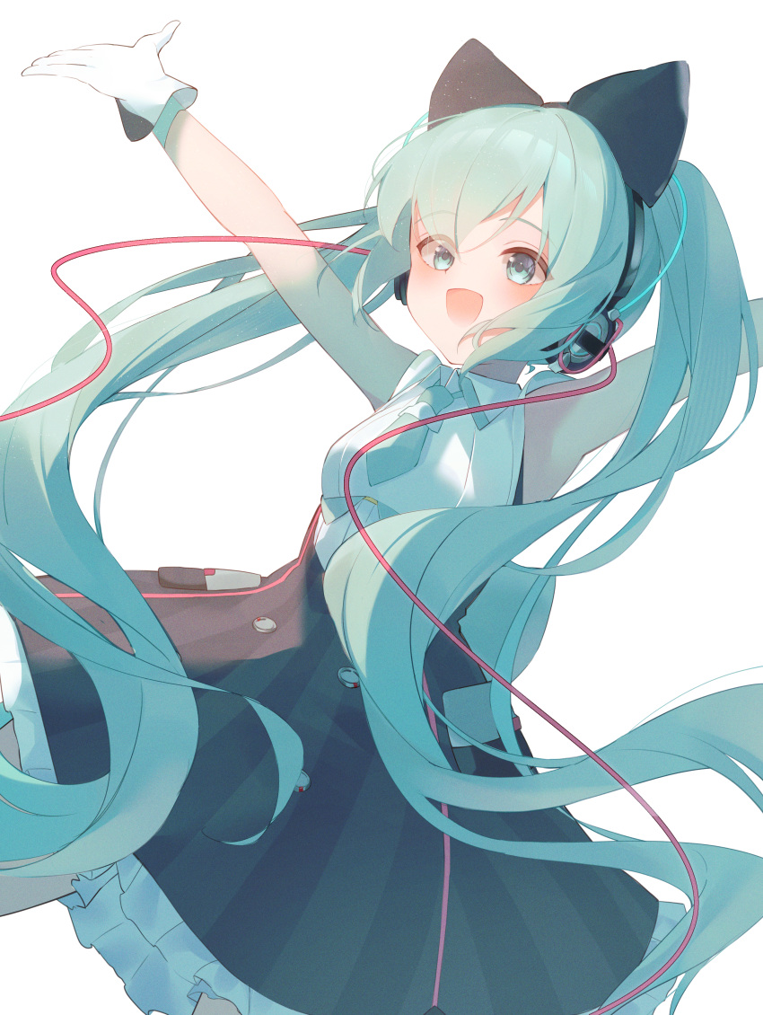 Safebooru - 1girl absurdres aqua eyes aqua hair gloves hatsune miku ...