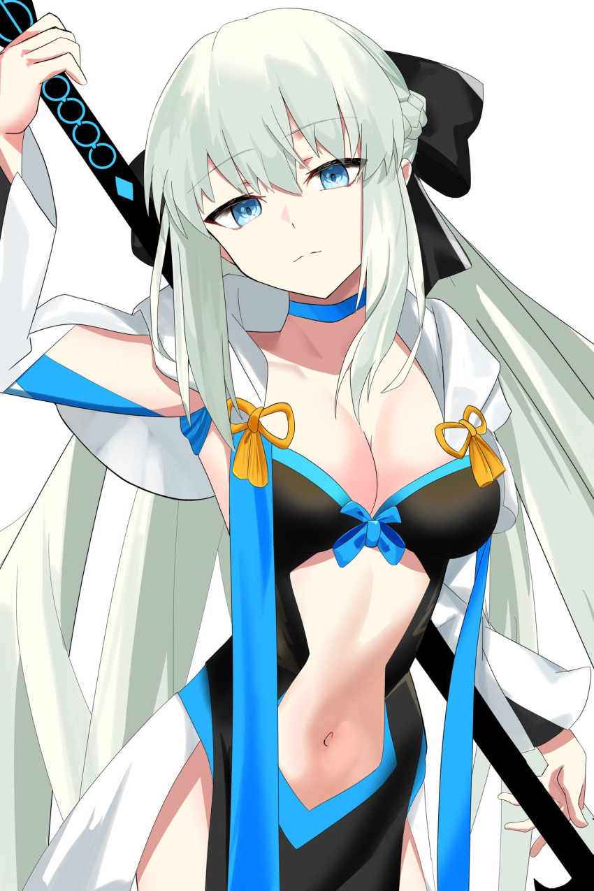 Safebooru - 1girl black bow blue eyes bow fate/grand order fate (series) hair between eyes hair ...