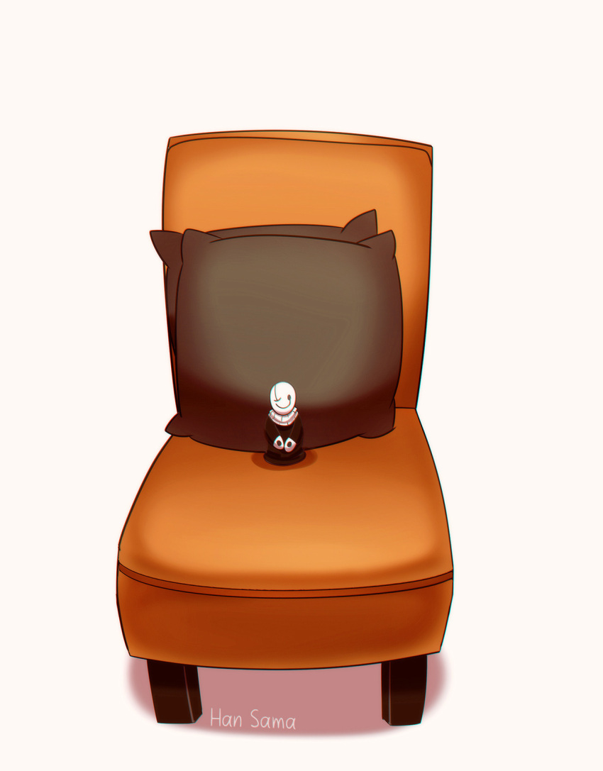 Safebooru - 1boy 2018 2d artist name chair cushion digital media han ...