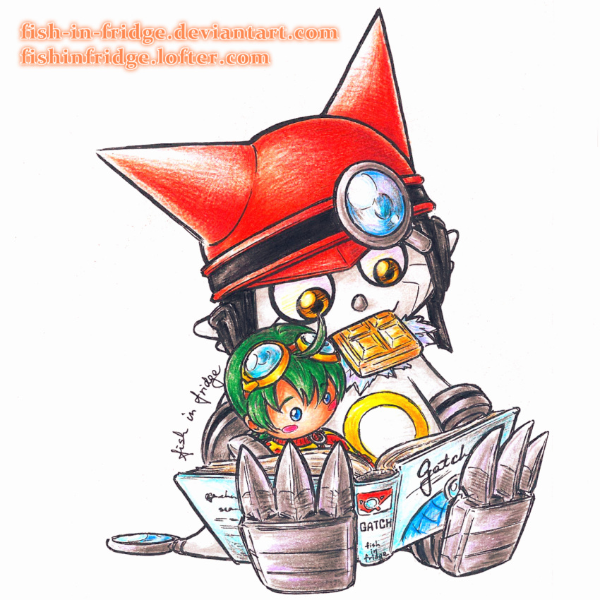 Safebooru - appmon artist name blue eyes blush stickers book brown eyes ...
