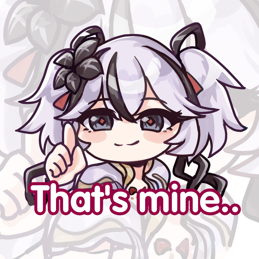 Safebooru - 1girl black eyes black flower blake bloom (wuthering waves ...