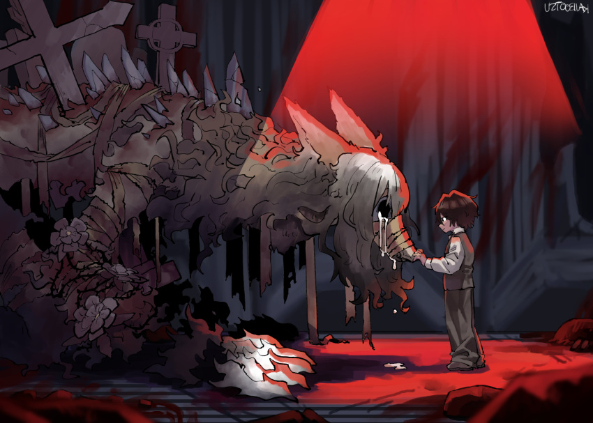 Safebooru - 1boy 1girl aged down alternate universe animal ears artist ...