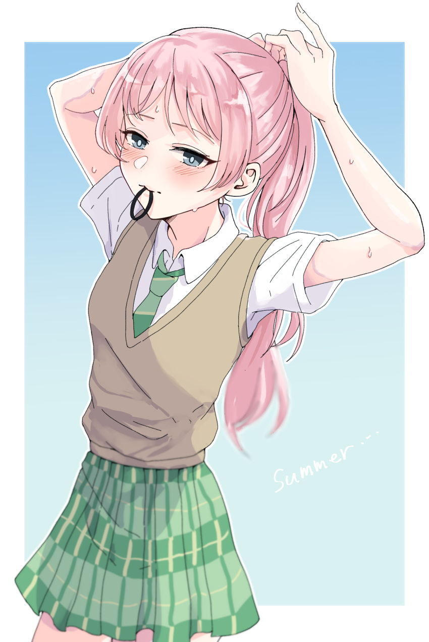 Safebooru - 1girl bang dream! bang dream! it's mygo!!!!! blazer blue background blue eyes blush ...