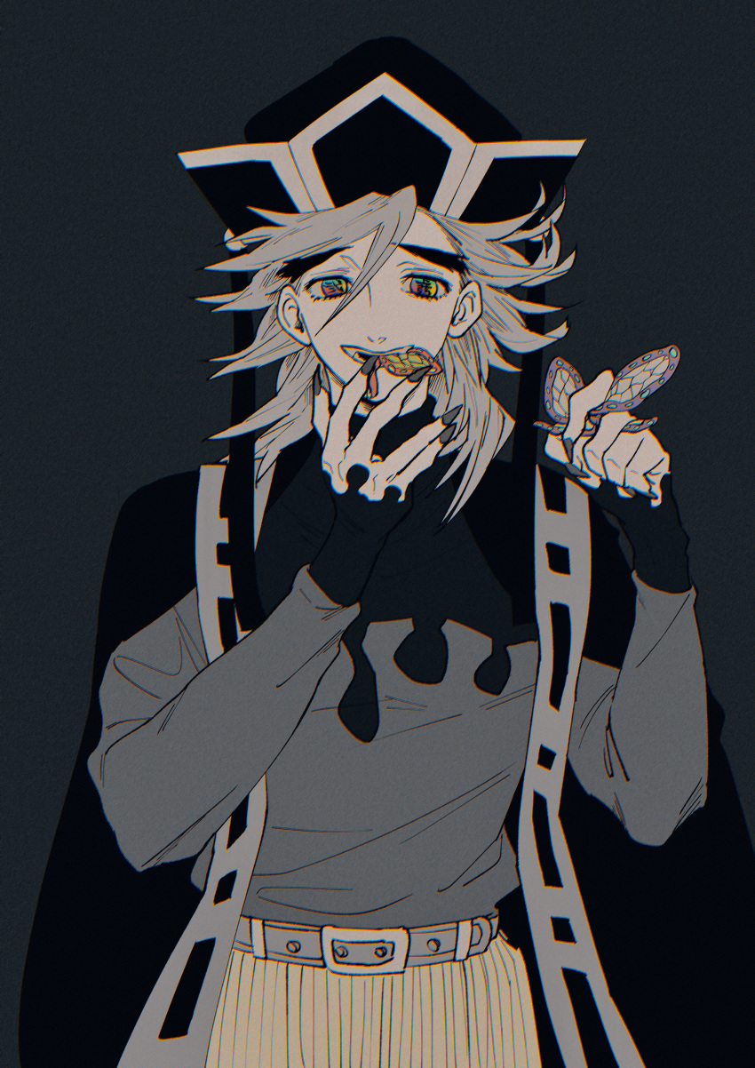 Safebooru - 1boy absurdres blonde hair blush bug butterfly douma ...
