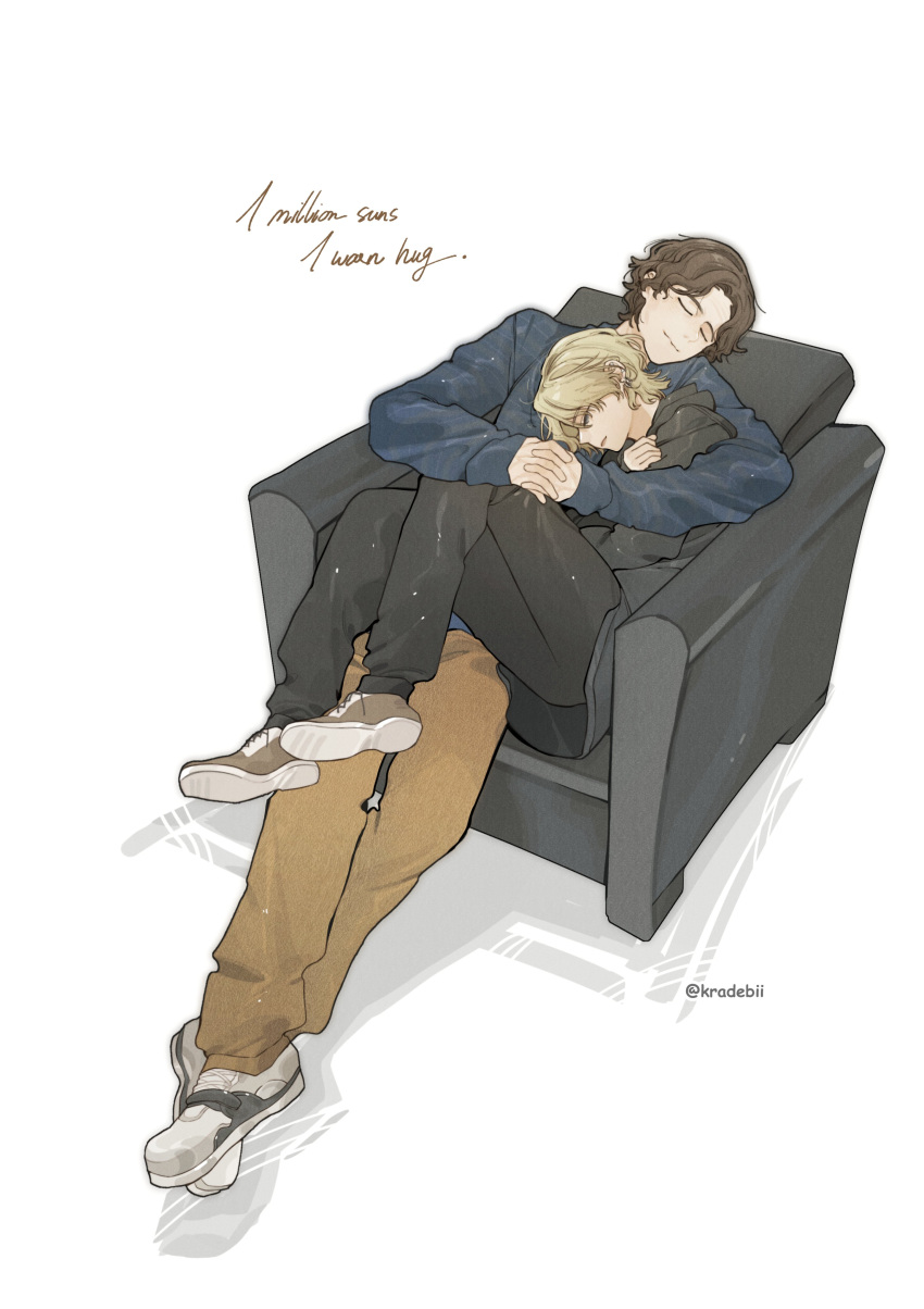 Safebooru - 1boy 1girl absurdres animification blonde hair brown hair ...