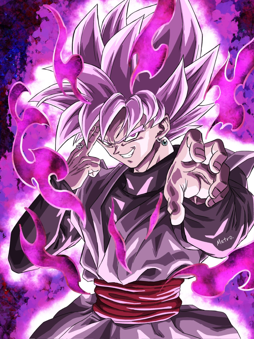 Safebooru - 1boy aura black shirt cowboy shot dougi dragon ball dragon ...