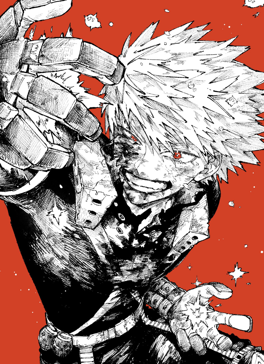 Safebooru - 1boy absurdres bakugou katsuki boku no hero academia gloves ...