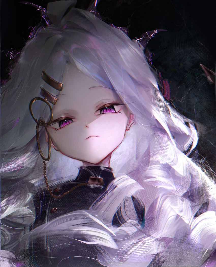 Safebooru - 1girl blue archive cancer.b0ss demon horns forehead highres hina (blue archive ...