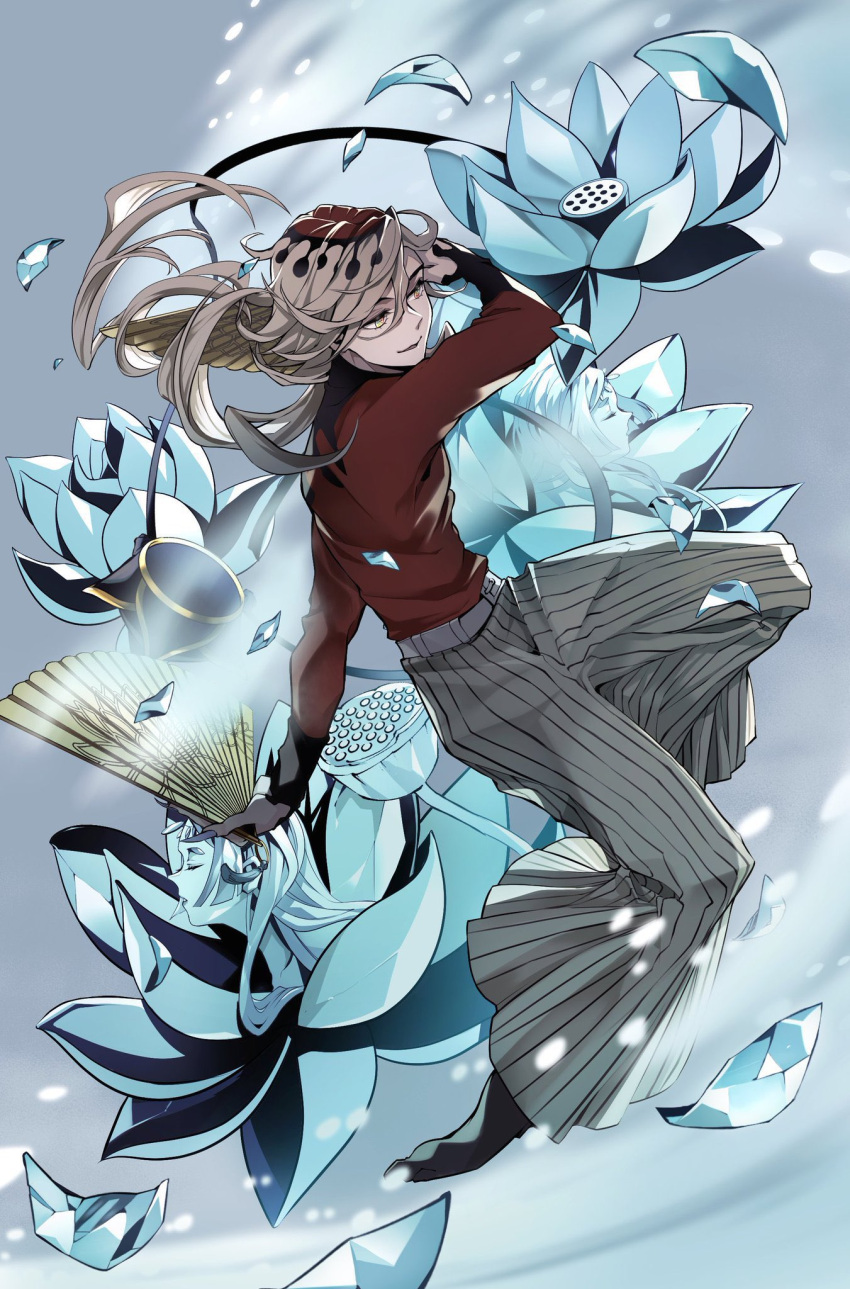 Safebooru - 1boy blonde hair douma (kimetsu no yaiba) fingernails hand ...