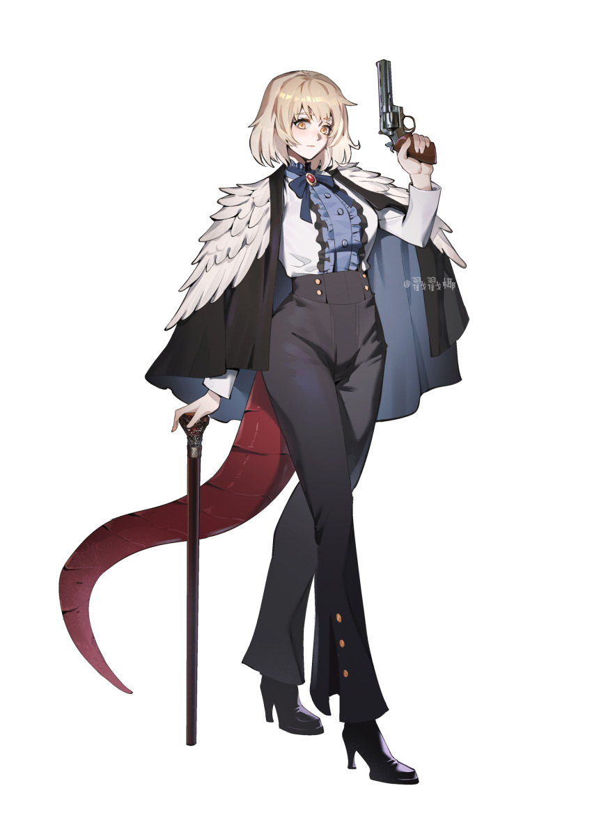 Safebooru - 1girl absurdres alternate costume black pants black shoes ...