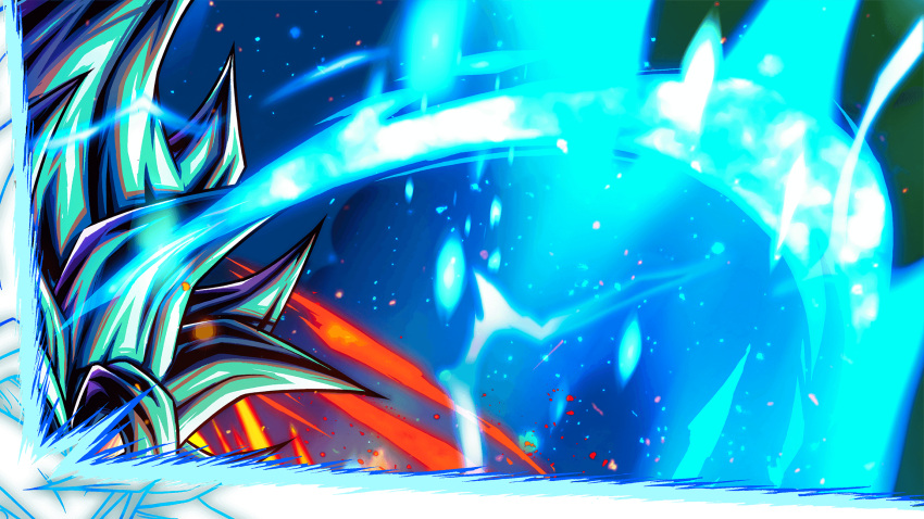 Safebooru 1boy Aura Blue Hair Dragon Ball Dragon Ball Super Highres 7041