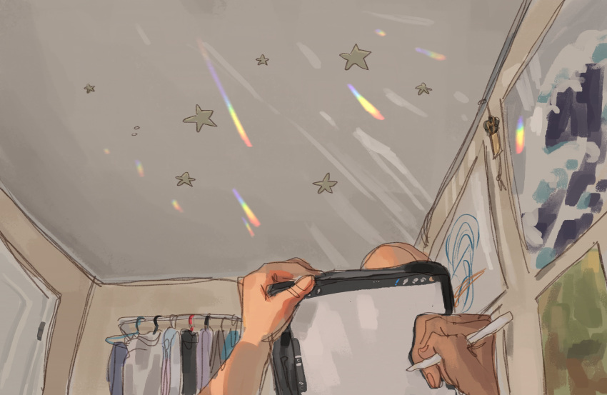 Safebooru - apartment artist self-insert clothes hanger clothes rack ...