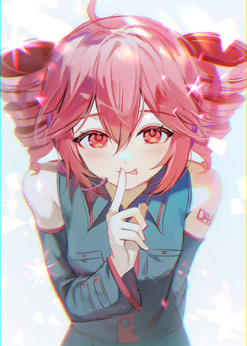 Safebooru - 1girl absurdres ahoge arm behind back chromatic aberration ...