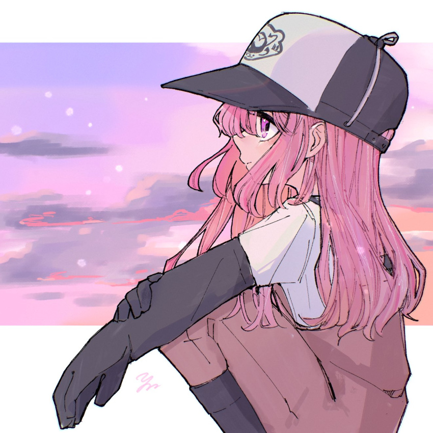 Safebooru - 1girl baseball cap black gloves commentary request gloves ...
