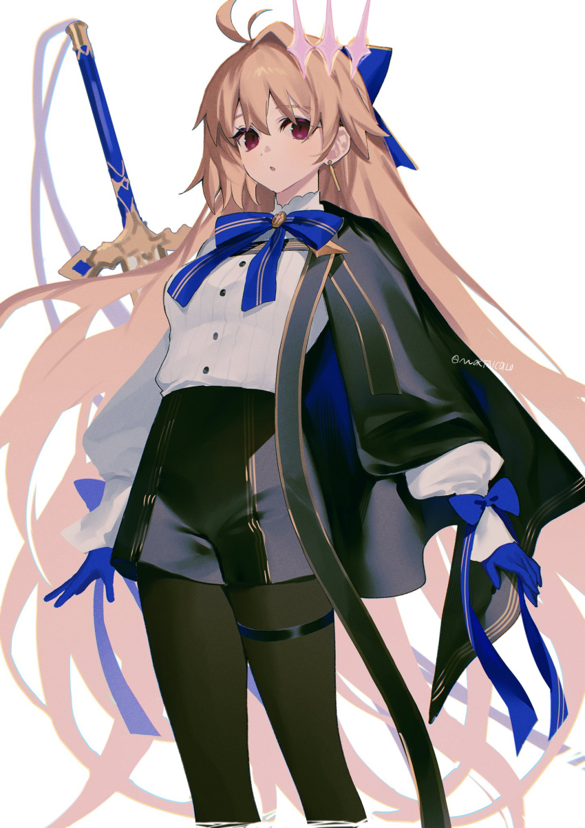Safebooru - 1girl :o antenna hair archetype earth archetype earth (fgo ...