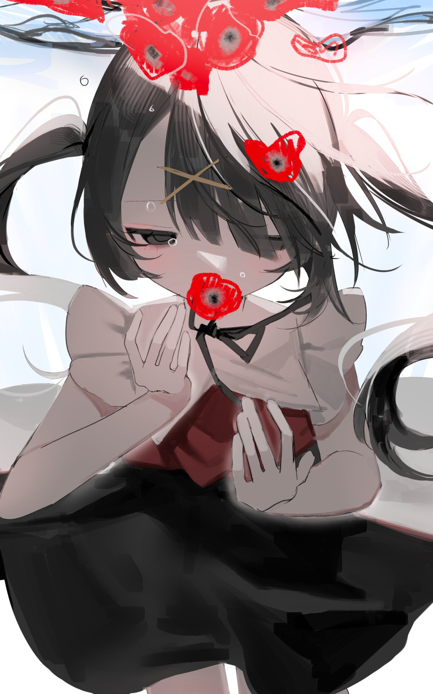 Safebooru - 1girl absurdres aegyo sal air bubble ame-chan (needy girl overdose) black eyes black ...