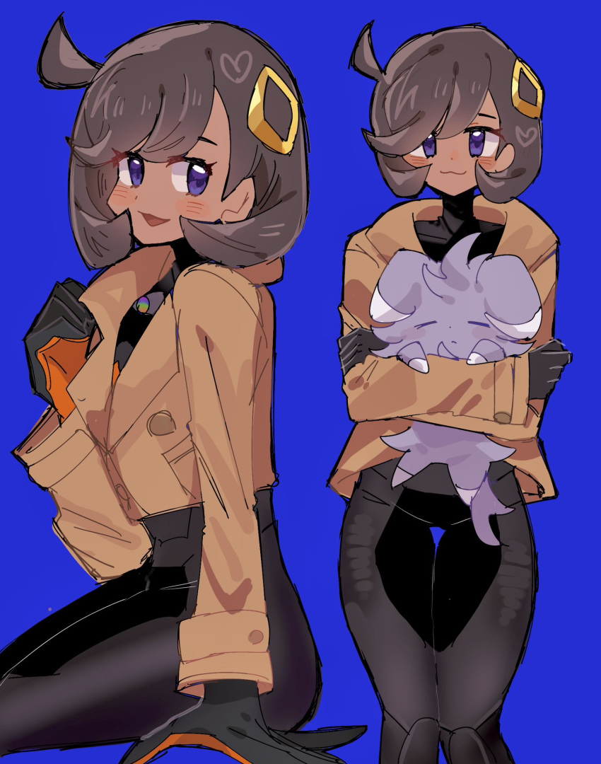 Safebooru - 1girl black bodysuit black hair blush bodysuit bodysuit under clothes breasts closed ...